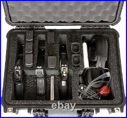 Gel Pistol Case Club Waterproof 6 Pistol Case With Silica Gel - Heavy ...